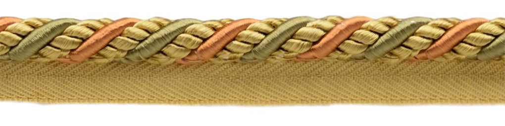 3/8" (1cm) Alexander Collection Decorative Twisted Rope Cord Trim with ...