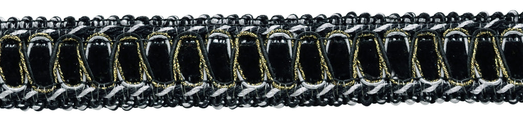 1" (2.5cm) Noblesse Collection Vintage Velvet Ribbon Gimp Braid Trim ...