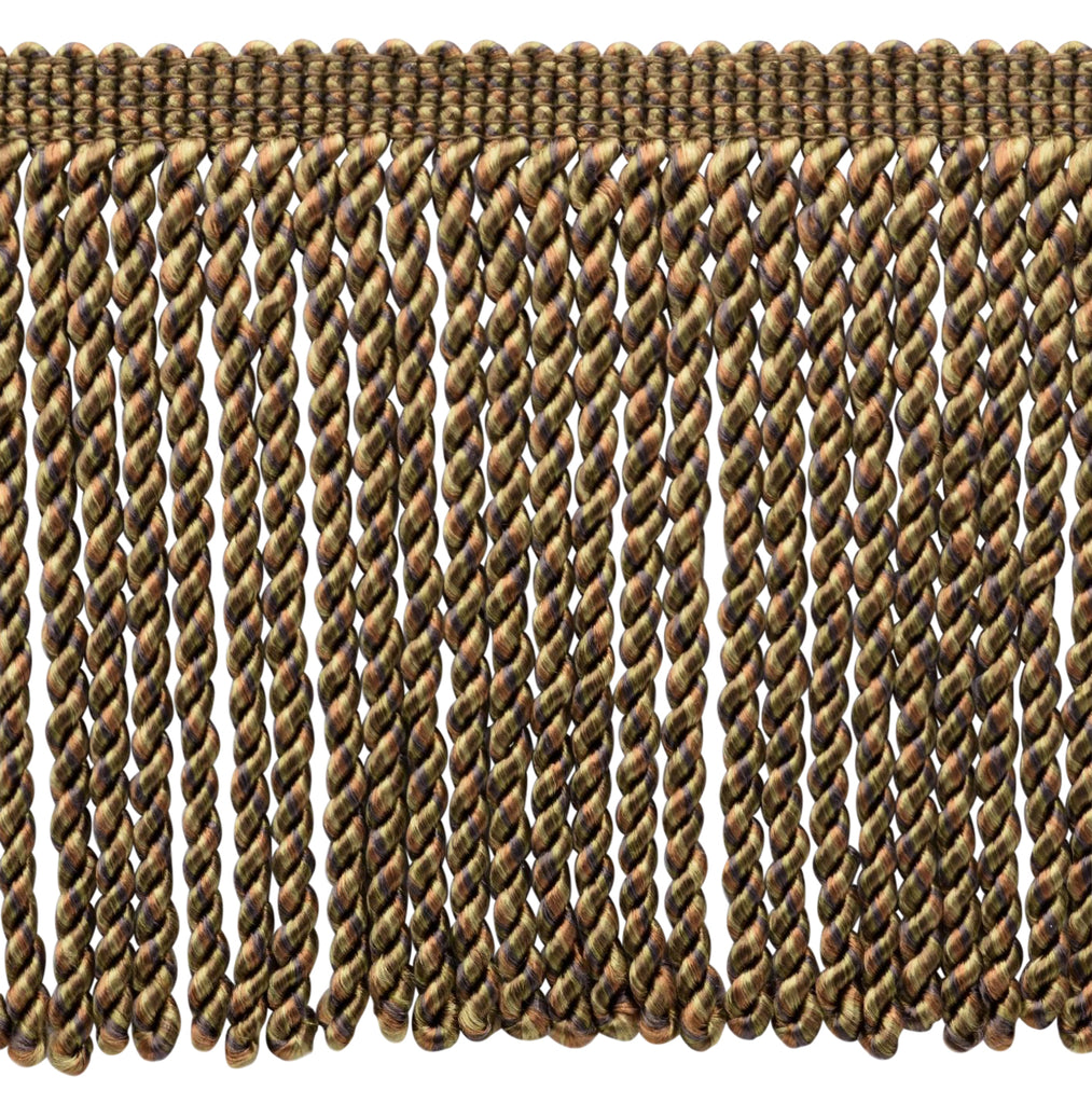 6" (15cm) Decorative Bullion Fringe Trim, Traditional Satiny Finish ...