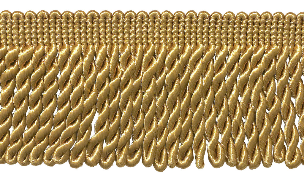 3" (7.5cm) Basic Trim Solid Collection Satiny Bullion Fringe Trim ...