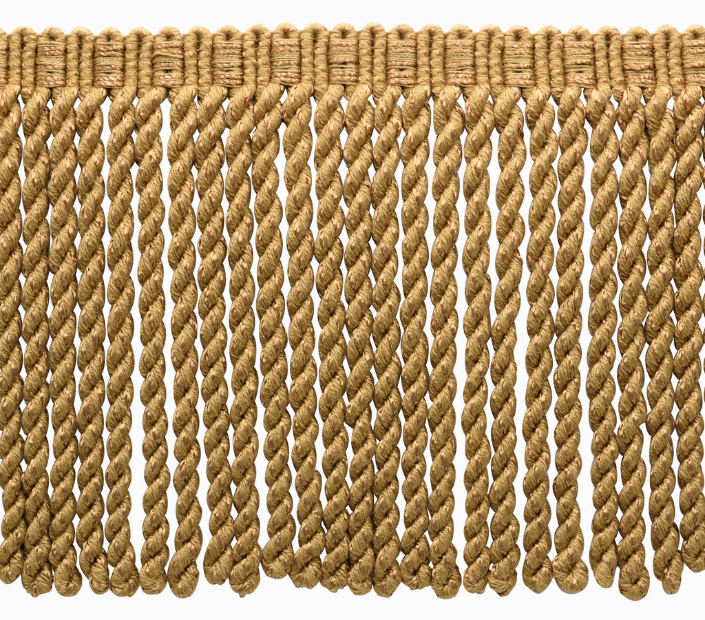 6" (15cm) Decorative Bullion Fringe Trim with Fancy Knitted Gimp Header ...