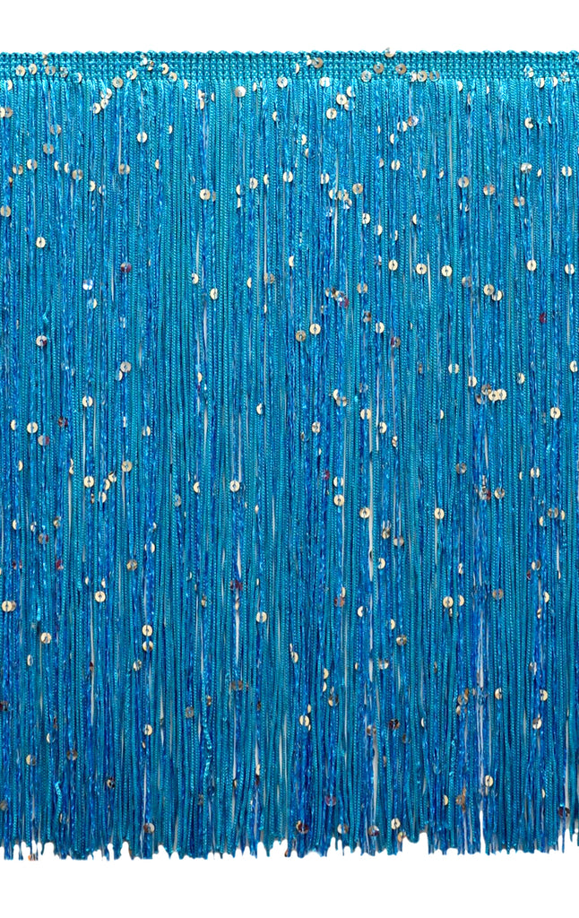 12" (30.5cm) Long Sparkling Sequin Chainette Fringe Trim # CFS12, Sold ...