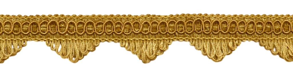 1 1/2" (3.5cm) Decorative Solid Scallop Loop Fringe Trim Gimp Braid ...