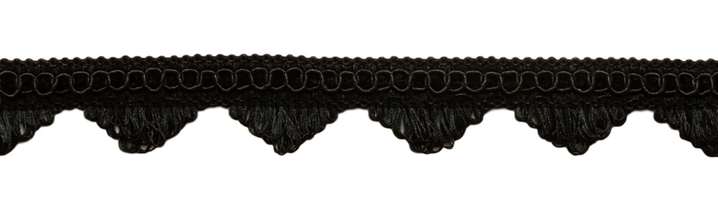 1 1/2" (3.5cm) Decorative Solid Scallop Loop Fringe Trim Gimp Braid ...