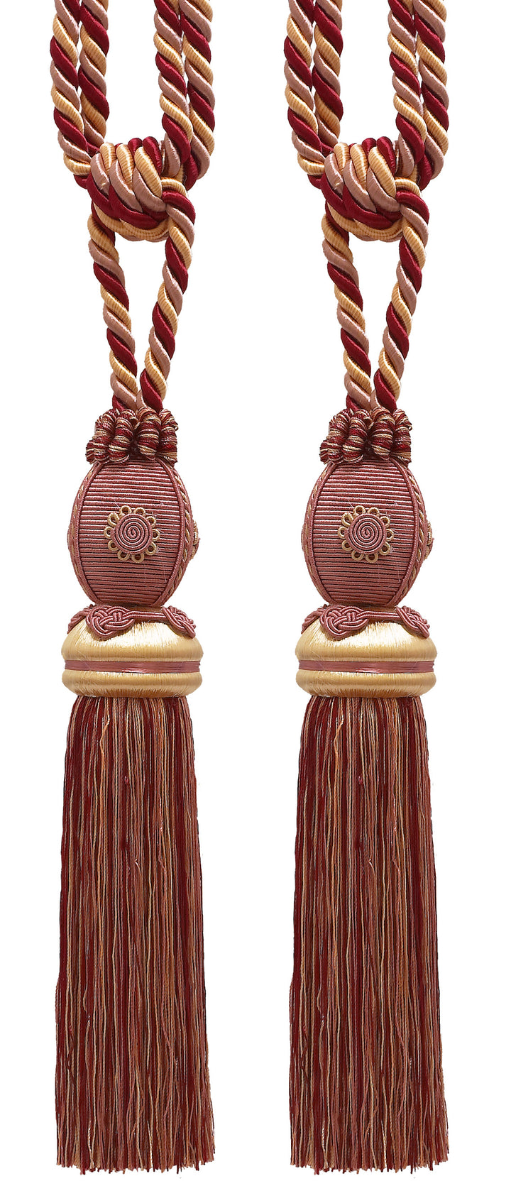 Curtain & Drapery Tassel Tiebacks | Rope Tieback | Enhance your Drapes ...
