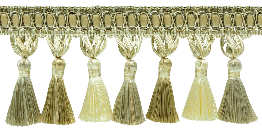 4" (10cm) Noblesse Collection Elegant Tassel Fringe Trim # TFH4 | 5 ...